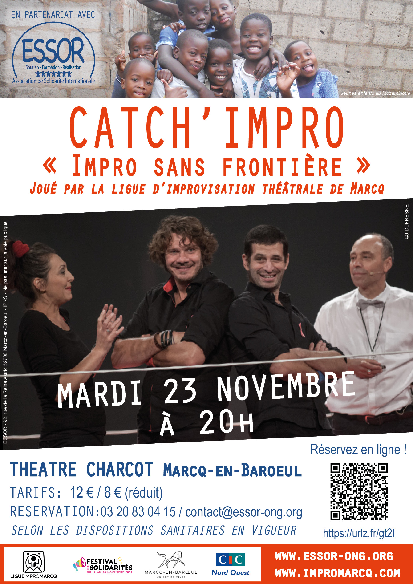 Le Catch Impro, sur le thème des inégalités ! - Essor ONG